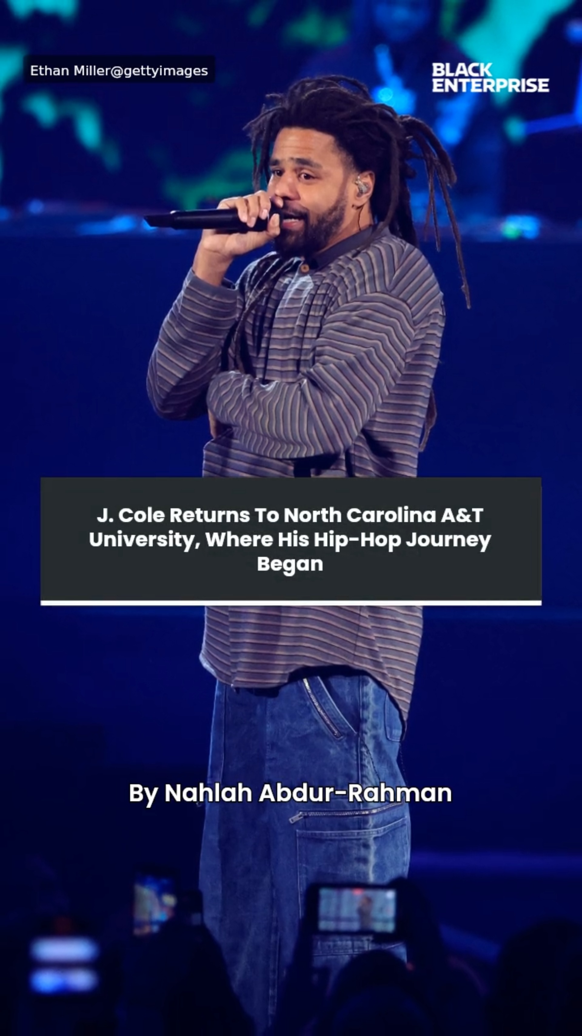 J Cole returns to North Carolina A&T University, where his hip-hop ...