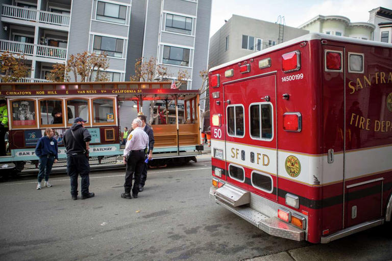 4 injured after San Francisco cable car accident near Russian Hill