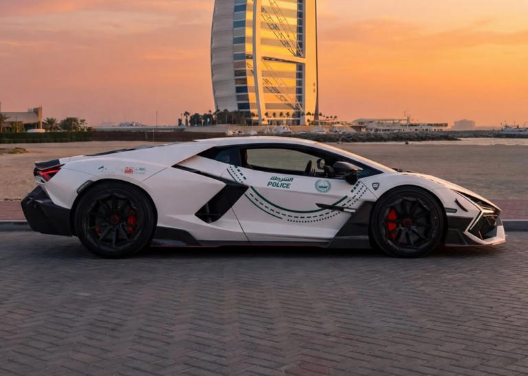 Dubai police add a Mansory Lamborghini Revuelto to their supercar fleet