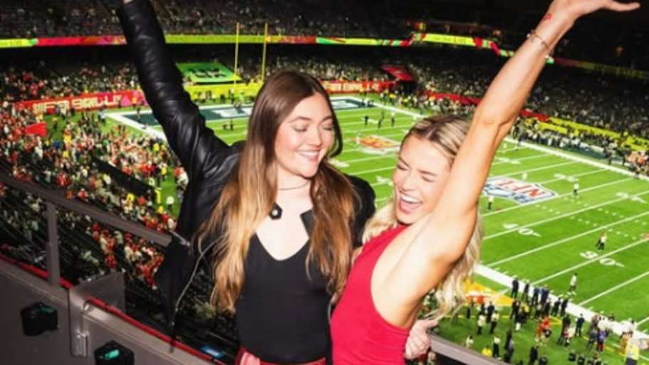 Livvy Dunne stuns in Super Bowl fit while freaking out over Lady Gaga ...