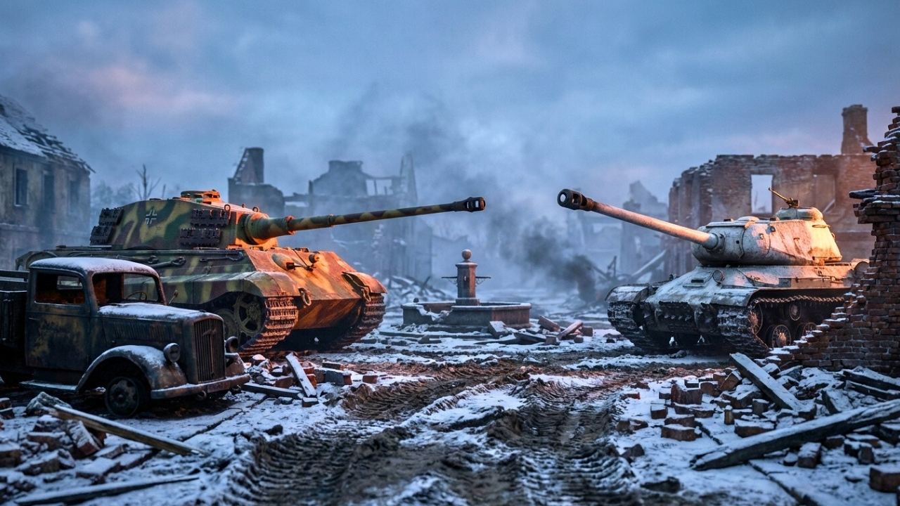 Tiger II vs IS-2 - The ultimate WWII heavy tank duel