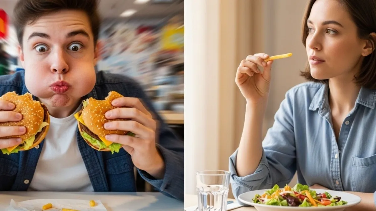 Comer rápido o lento: 9 asombrosos efectos en tu cuerpo