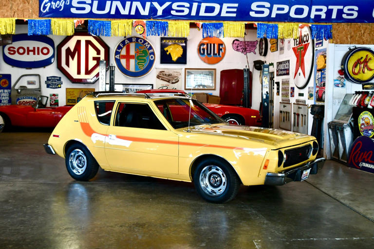 1974 AMC Gremlin X returns to the spotlight with mellow yellow finish ...