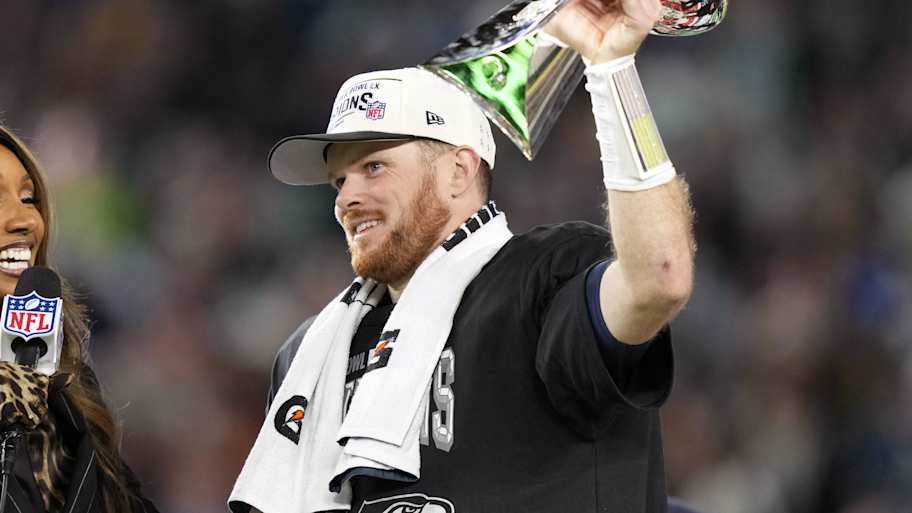 Sam Darnold’s beer catch moment in Seahawks locker room celebration is ...