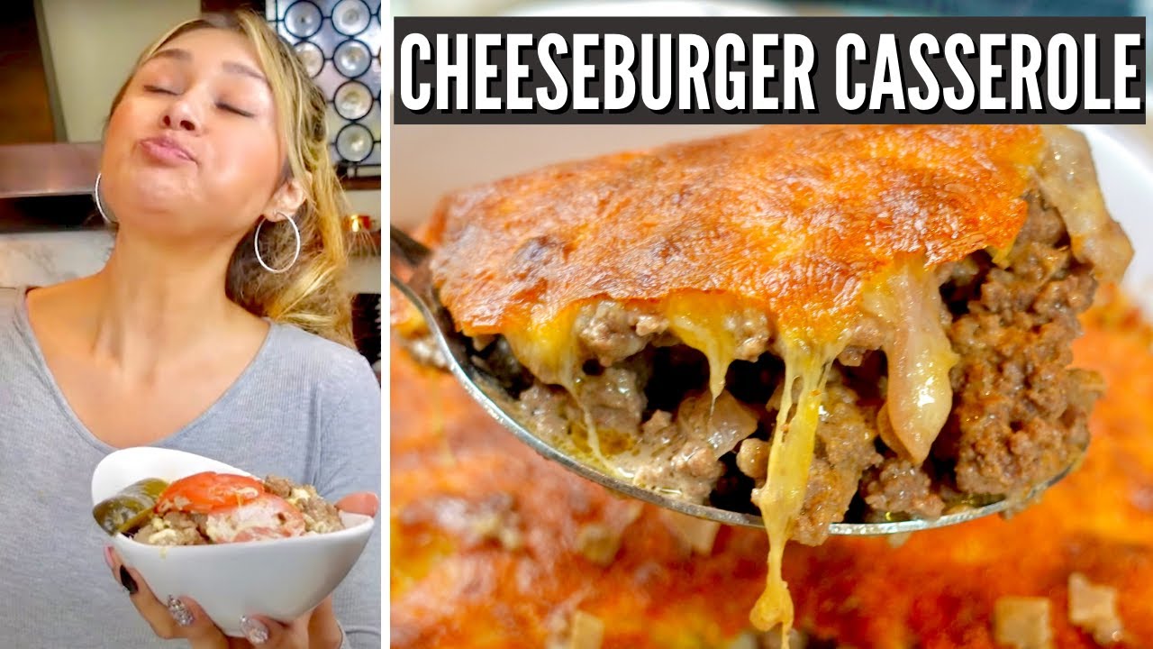 Easy keto cheeseburger casserole! How to make the best keto casserole ...