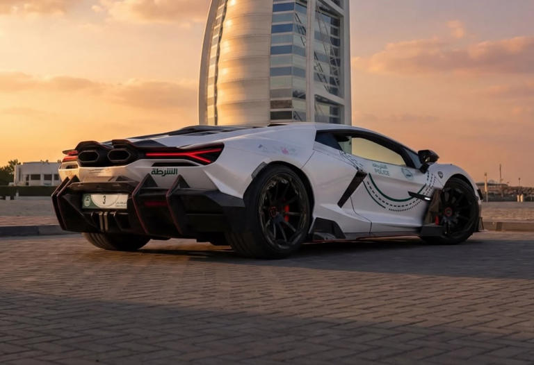 Dubai police add a Mansory Lamborghini Revuelto to their supercar fleet