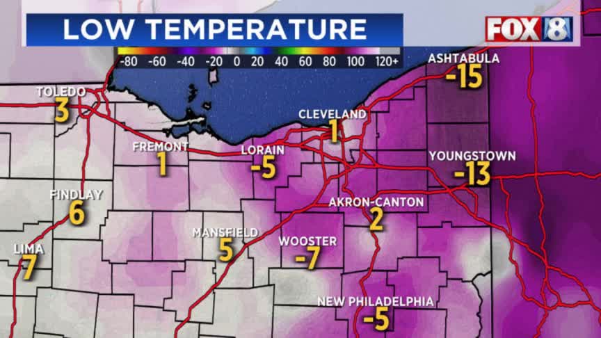 Forecast: A welcome break from freezing temperatures