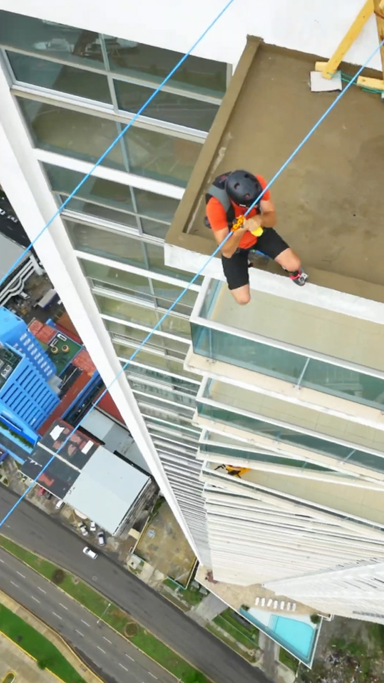 We built a giant zipline through the city