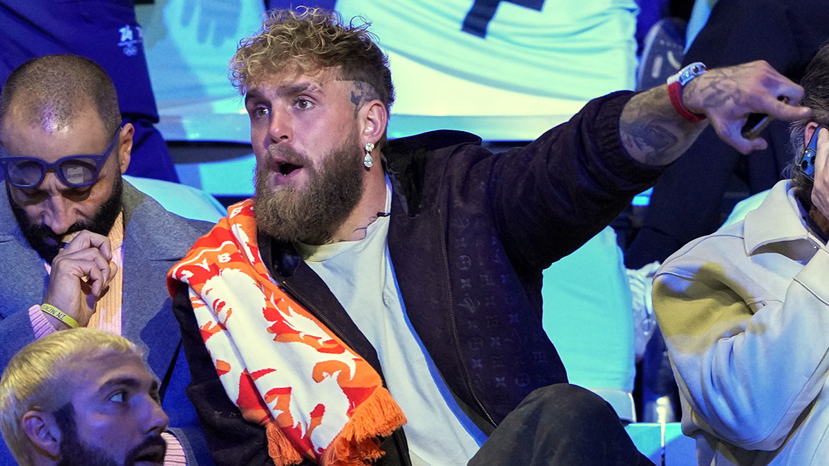 Jake Paul cries from stands after fiancée Jutta Leerdam wins gold in ...