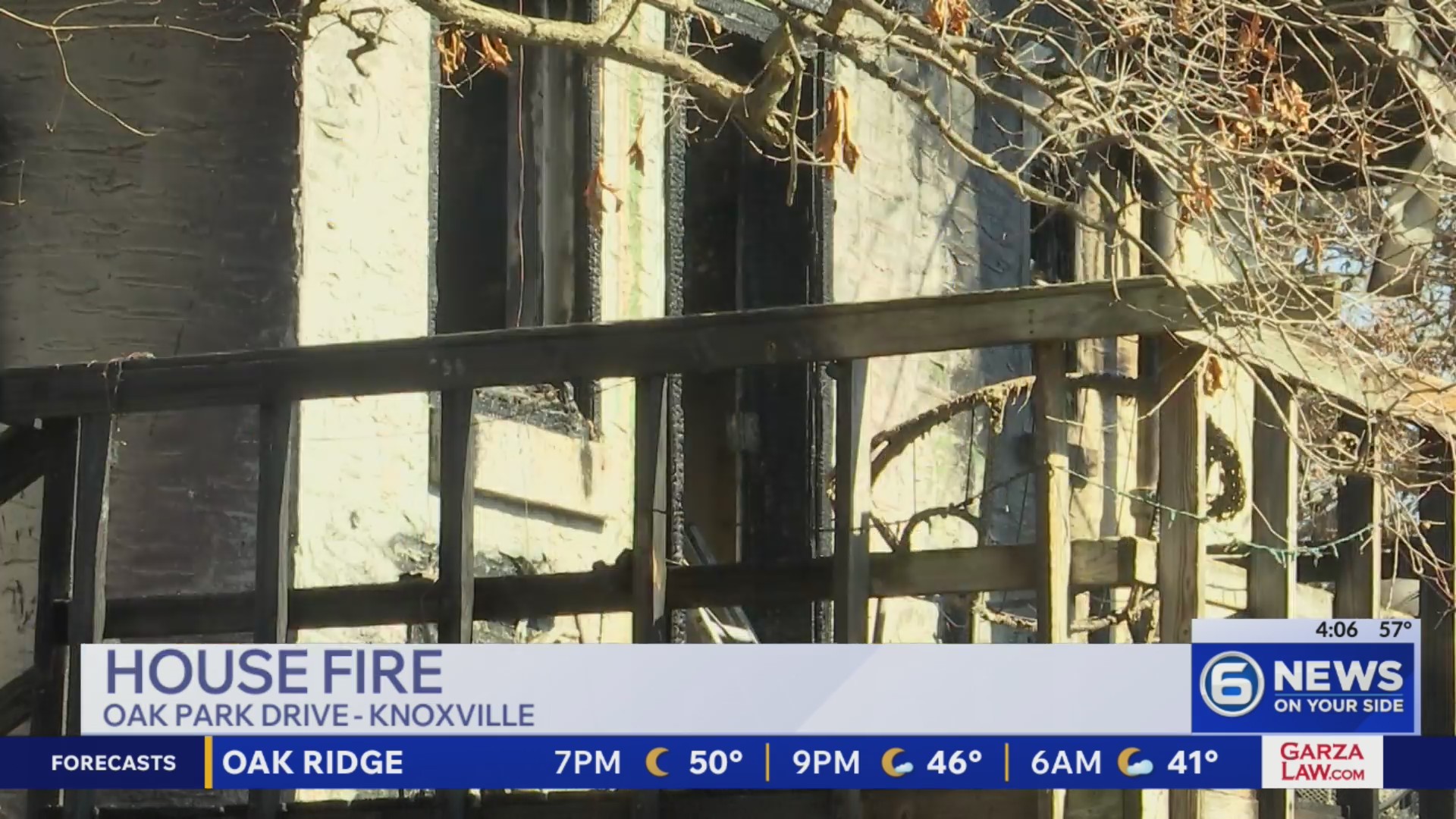 Man jumps from window to escape Knoxville house fire near Jacksboro Pike