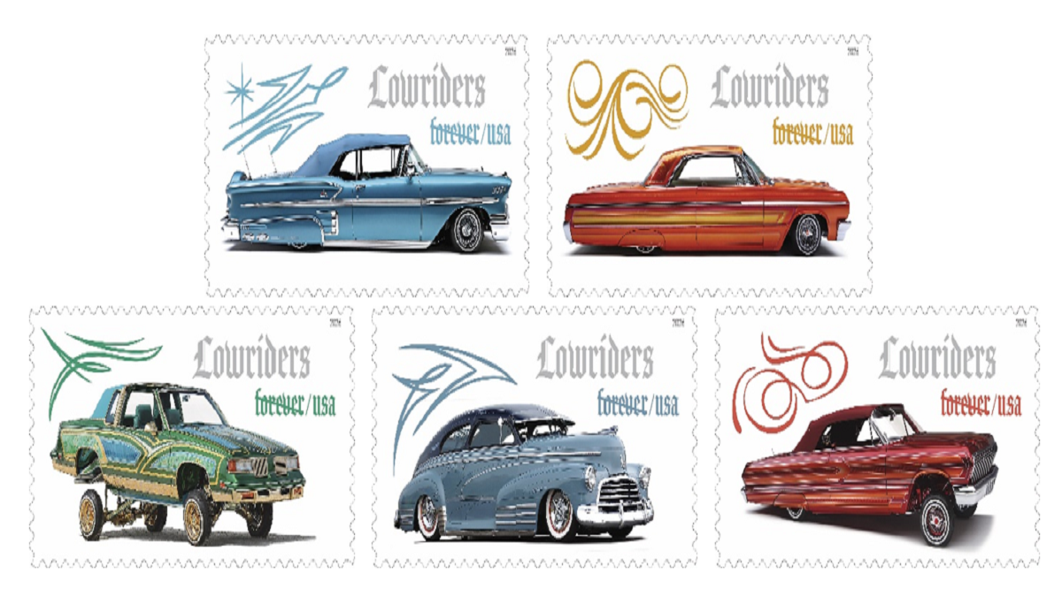 Five custom classics: Lowriders honored on new USPS stamps