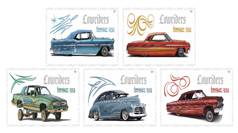 Five custom classics: Lowriders honored on new USPS stamps