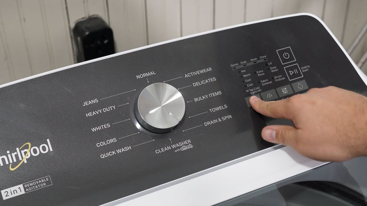 Whirlpool touch screen washer diagnostic mode, error codes, calibration ...