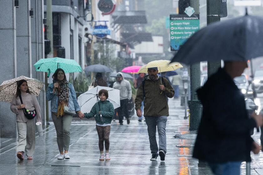 LA.'s warm stretch to end; cooler weather and showers are on the way ...