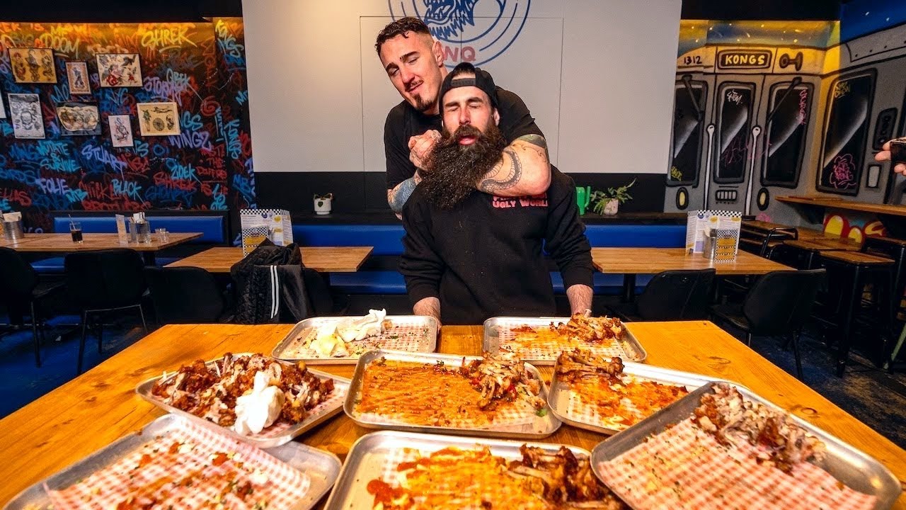 All you can eat chicken wings vs. a UFC champion | BeardMeatsFood