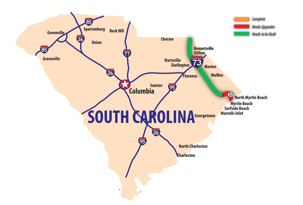 SCDOT makes progress on right-of-way acquisition for proposed I-73