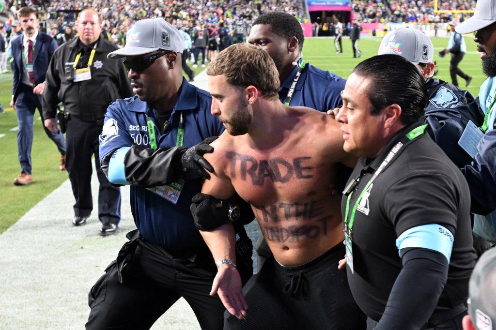 Super Bowl 2026 field invader reveals first-person video of hectic scene