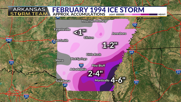 Arkansas Storm Team blog: A look back on the February 1994 ice storm