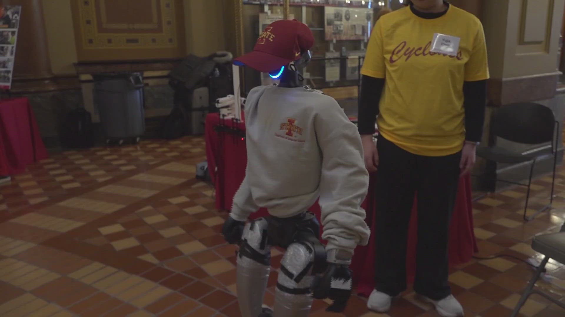 Researchers at Iowa State showcase two different robots