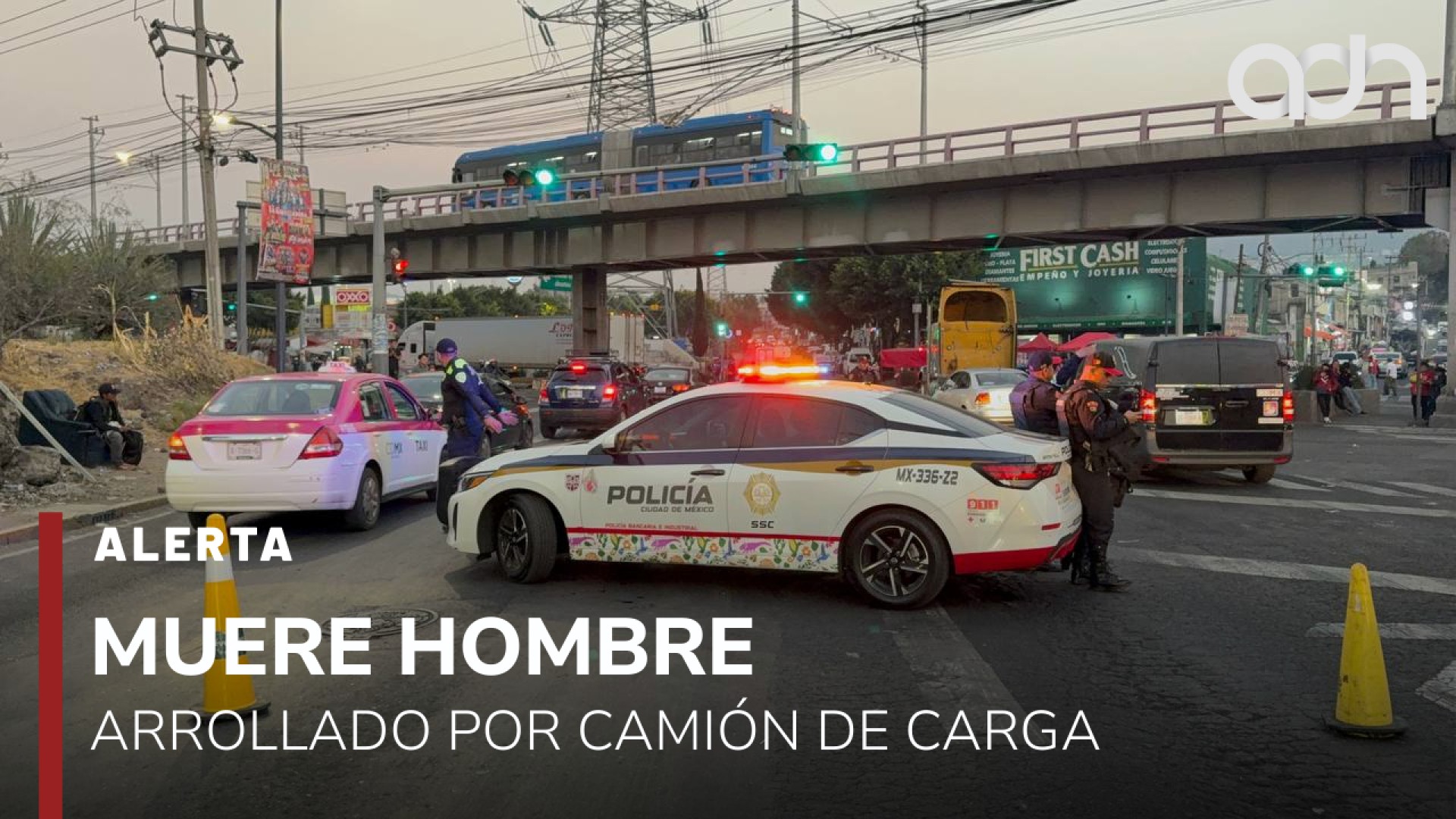 🚨¡Última hora! Hombre muere atropellado por camión de carga en cruce de ...