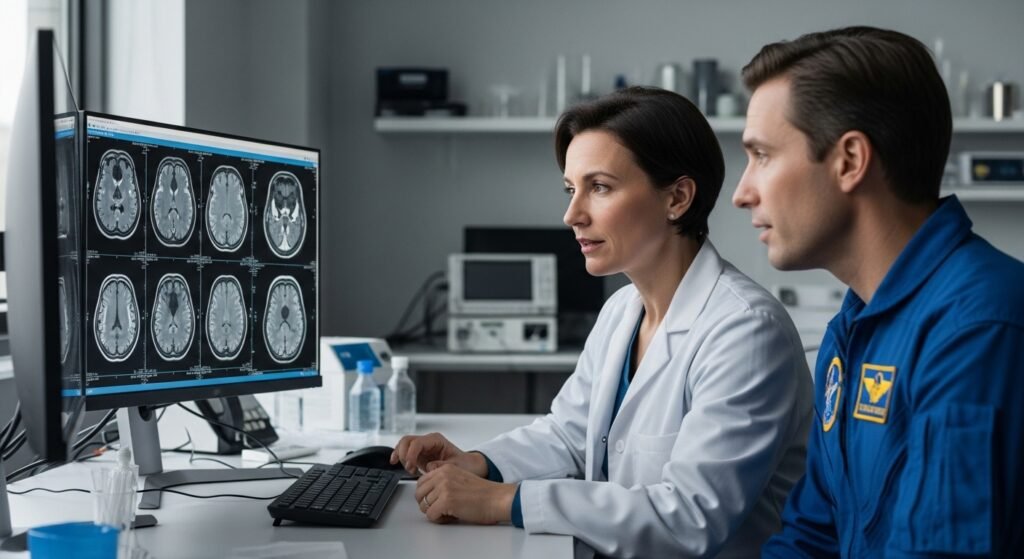 How microgravity alters brain structure during extended space missions