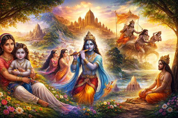 9 places where Krishna lived, left, and still lives in memory
