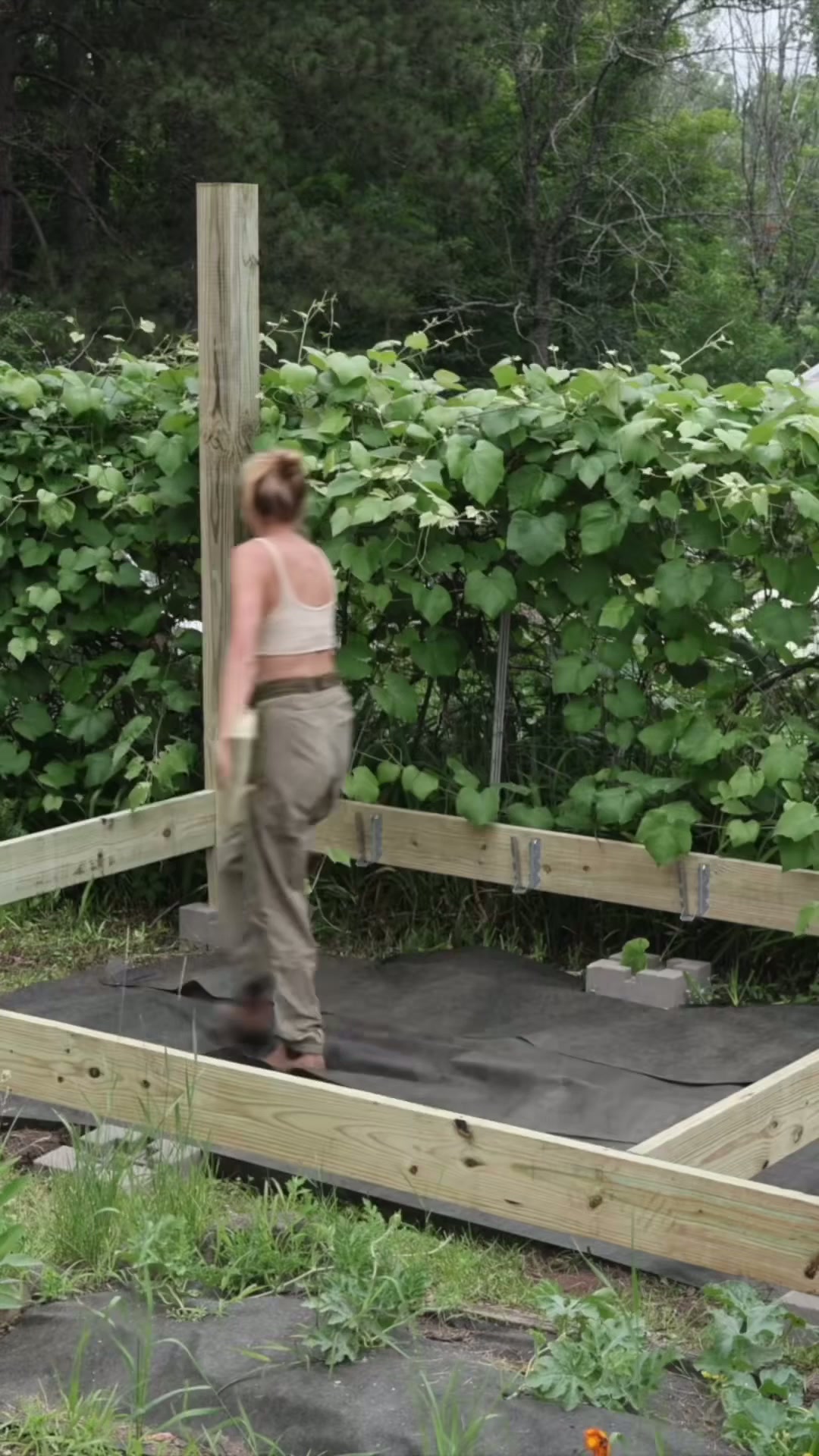 DIY garden deck build - let's make a cozy spot!