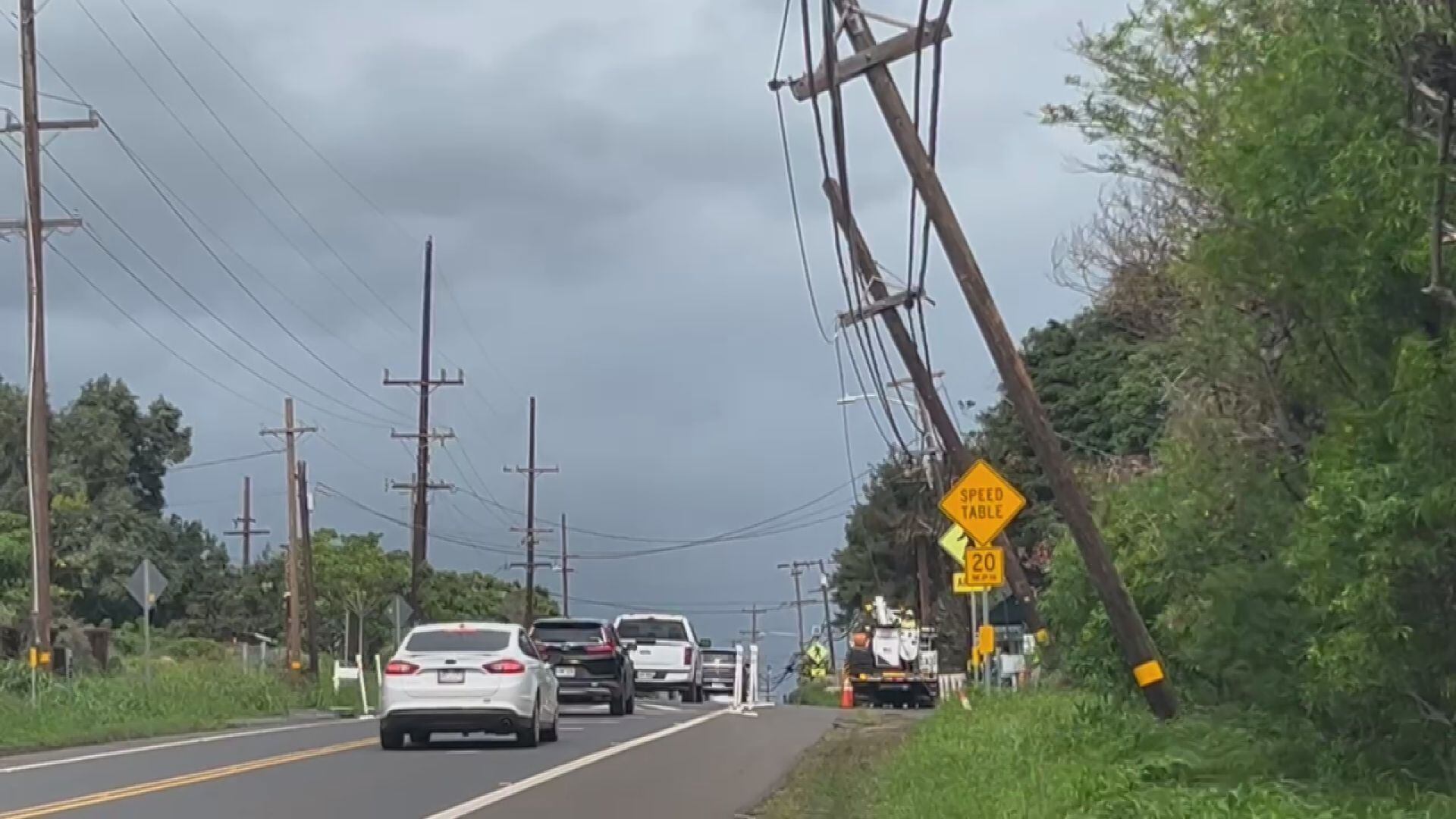 Road closures, water outage in effect on Maui due to severe weather impacts