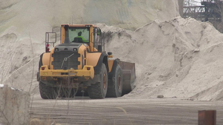 Highway departments monitor dwindling road salt supplies as long winter ...