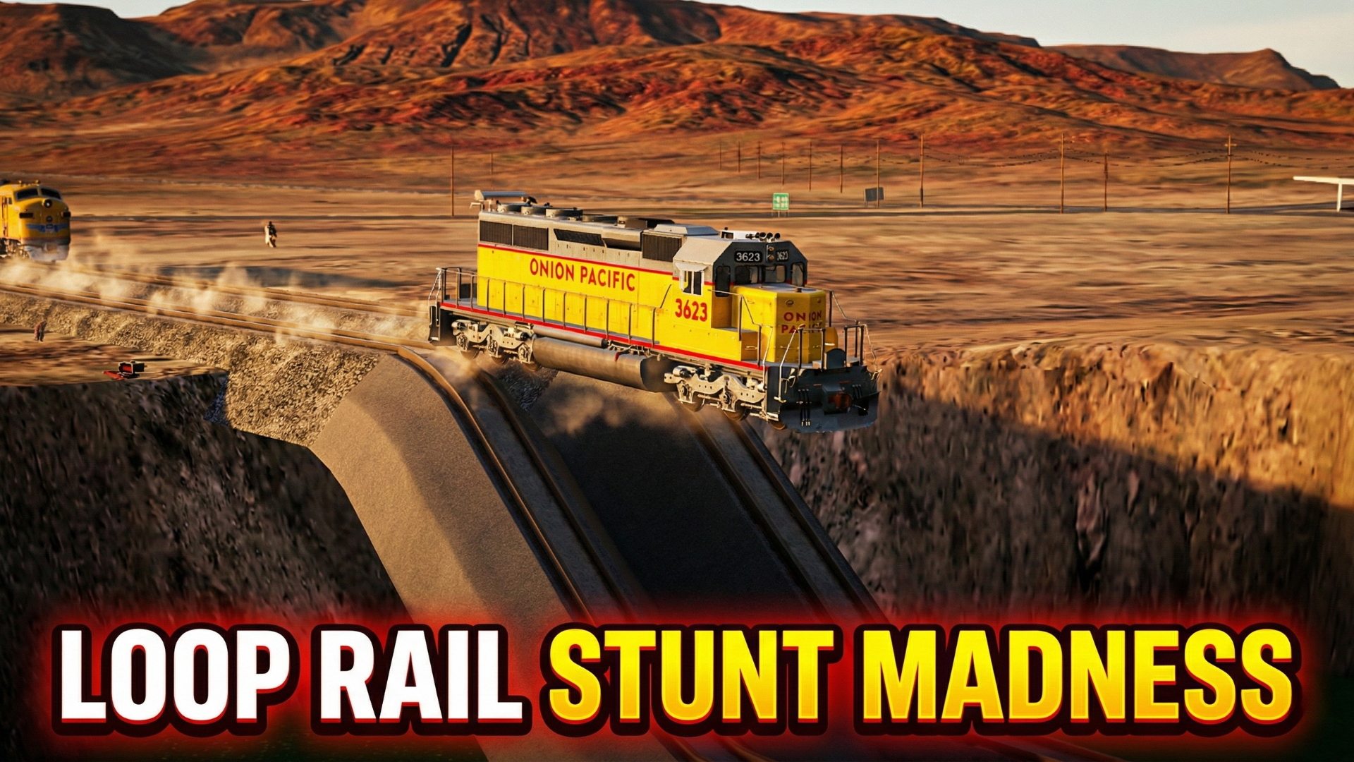 Epic trains & cars challenge on impossible vertical loop rails