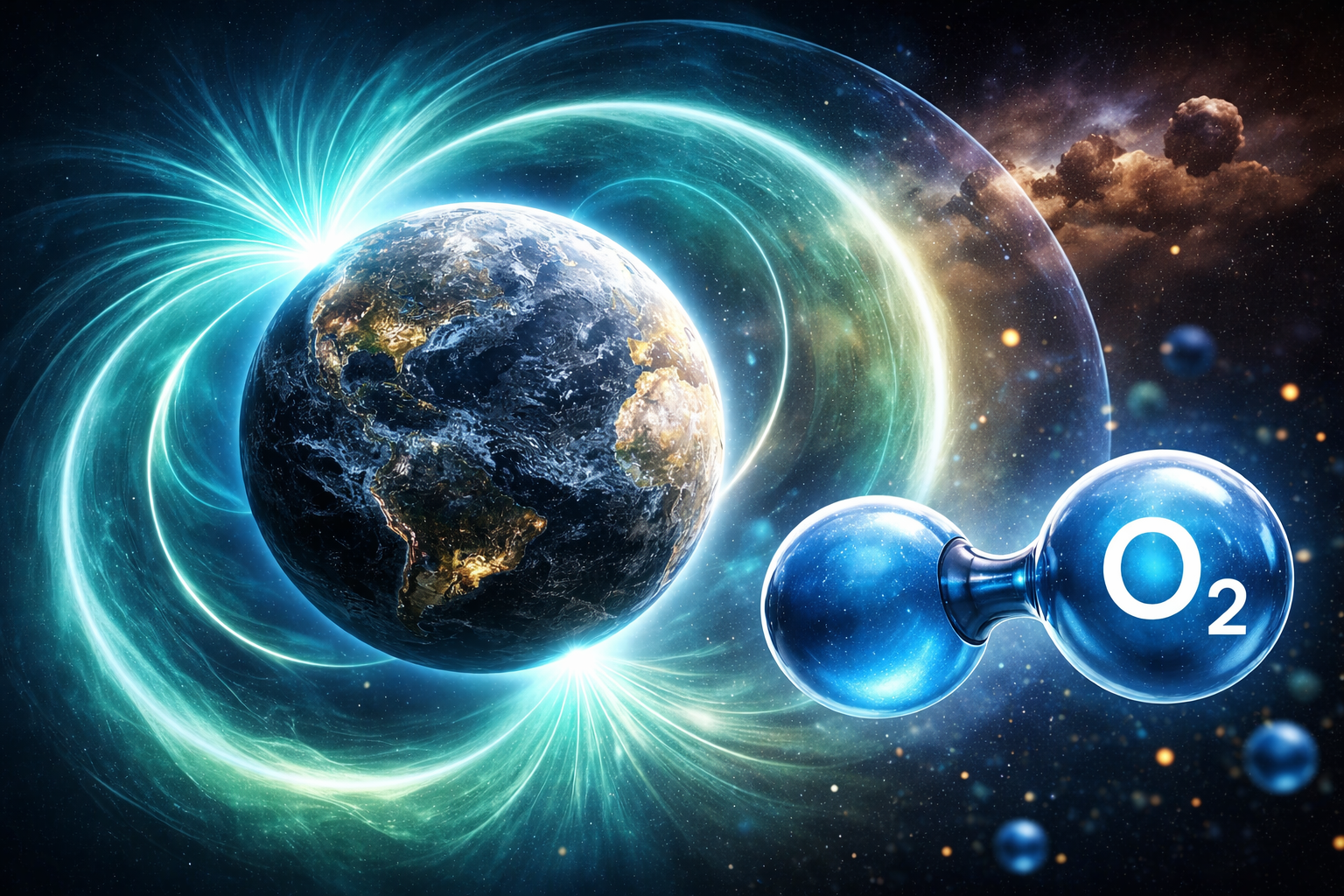 NASA finds Earth’s magnetic field may be the hidden reason oxygen has ...