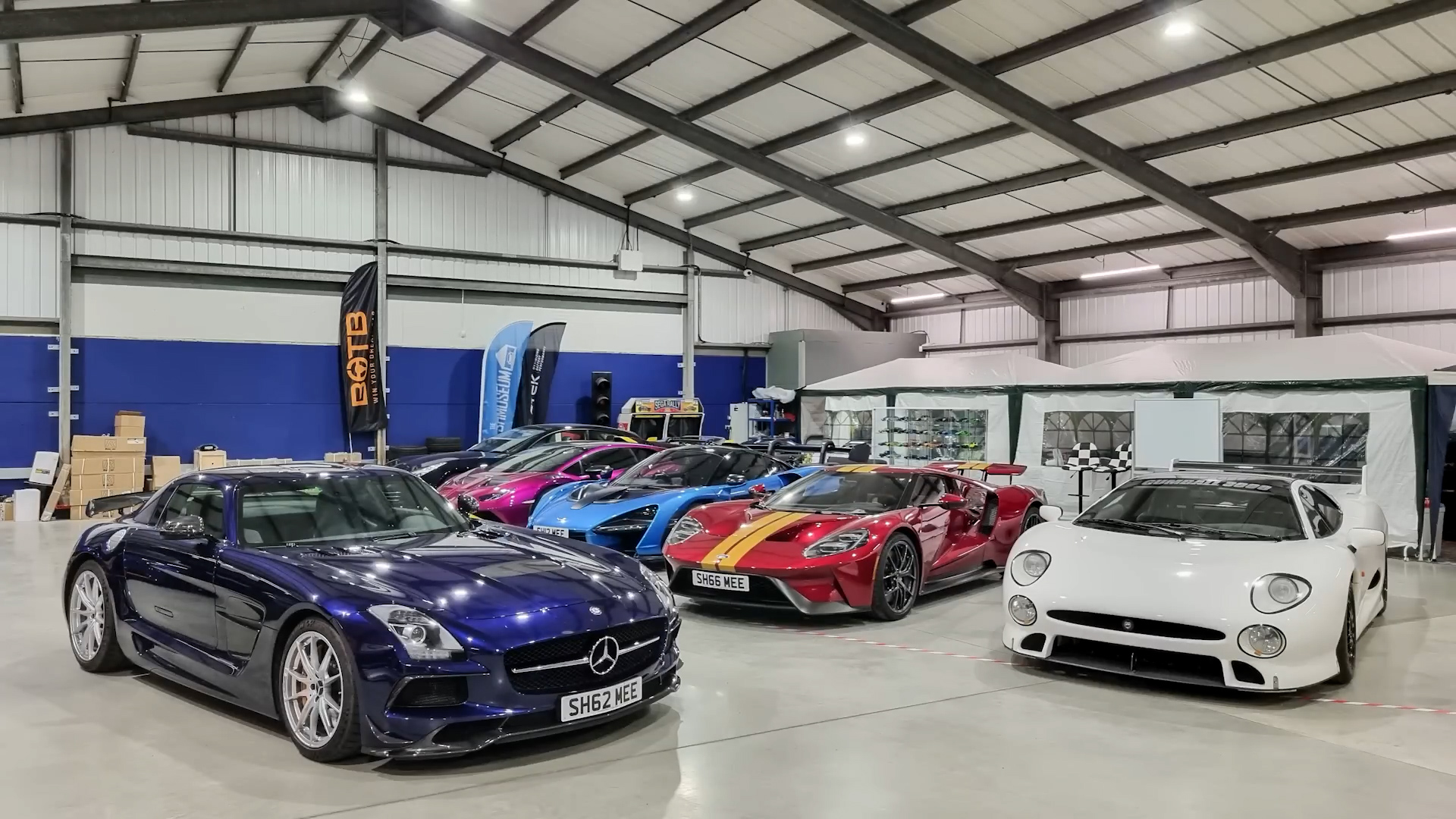 SLS joins legendary supercar display lineup