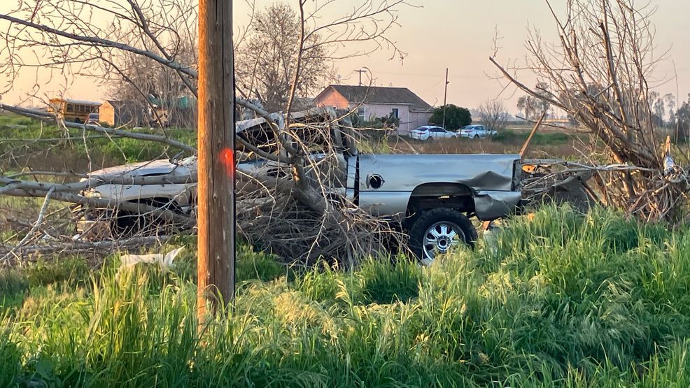 Video: Neighbor gets video of truck flipping in Fresno County