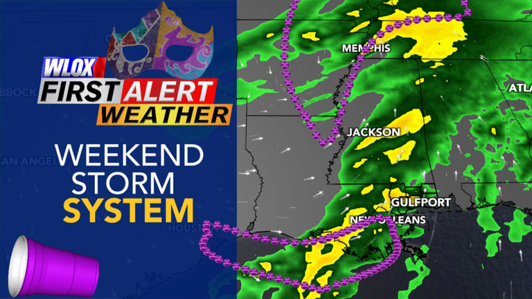 Weekend system will likely bring rain