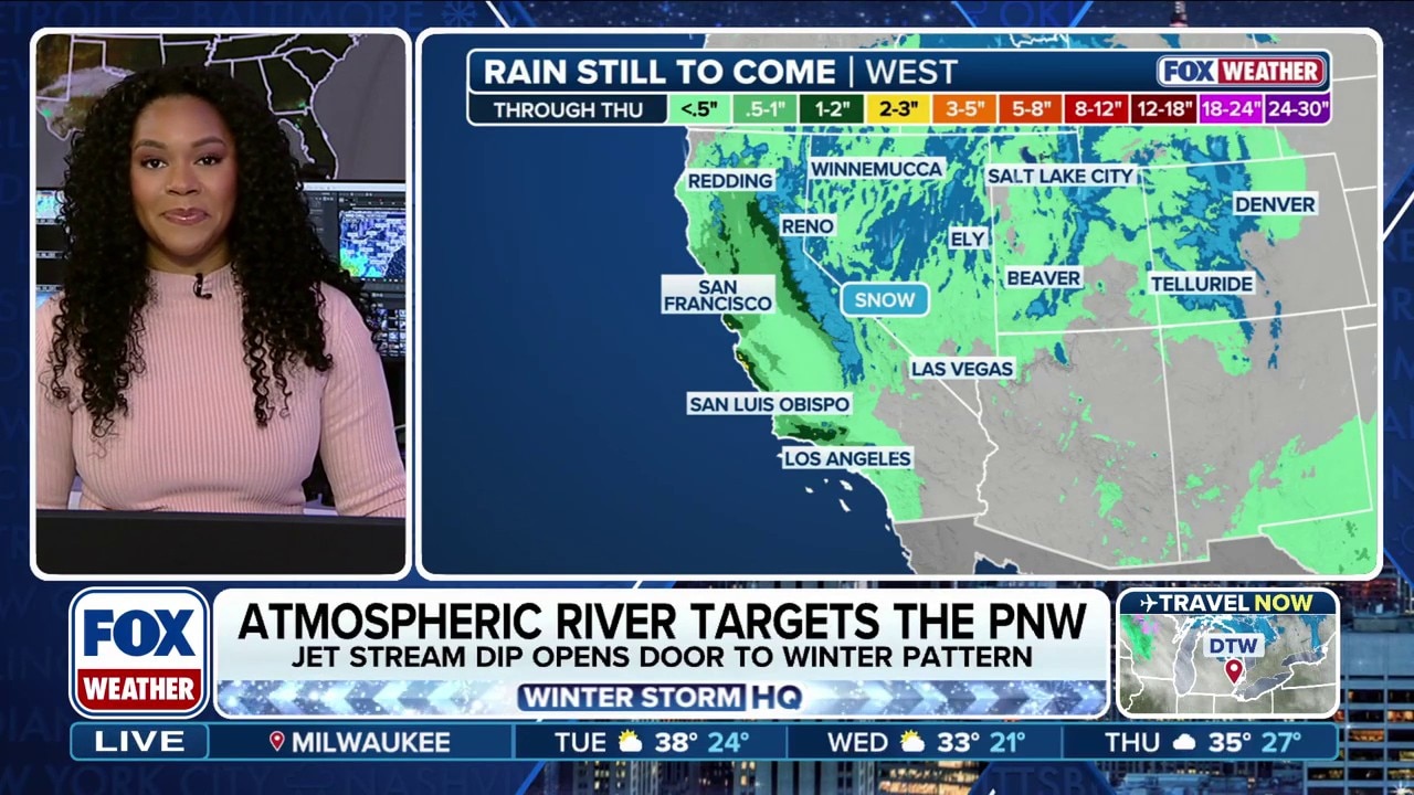 Large dip in the jet stream will open the door for severe weather ...