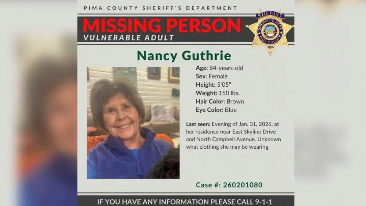 Nancy Guthrie's 'baffling' disappearance might not be kidnapping for ...