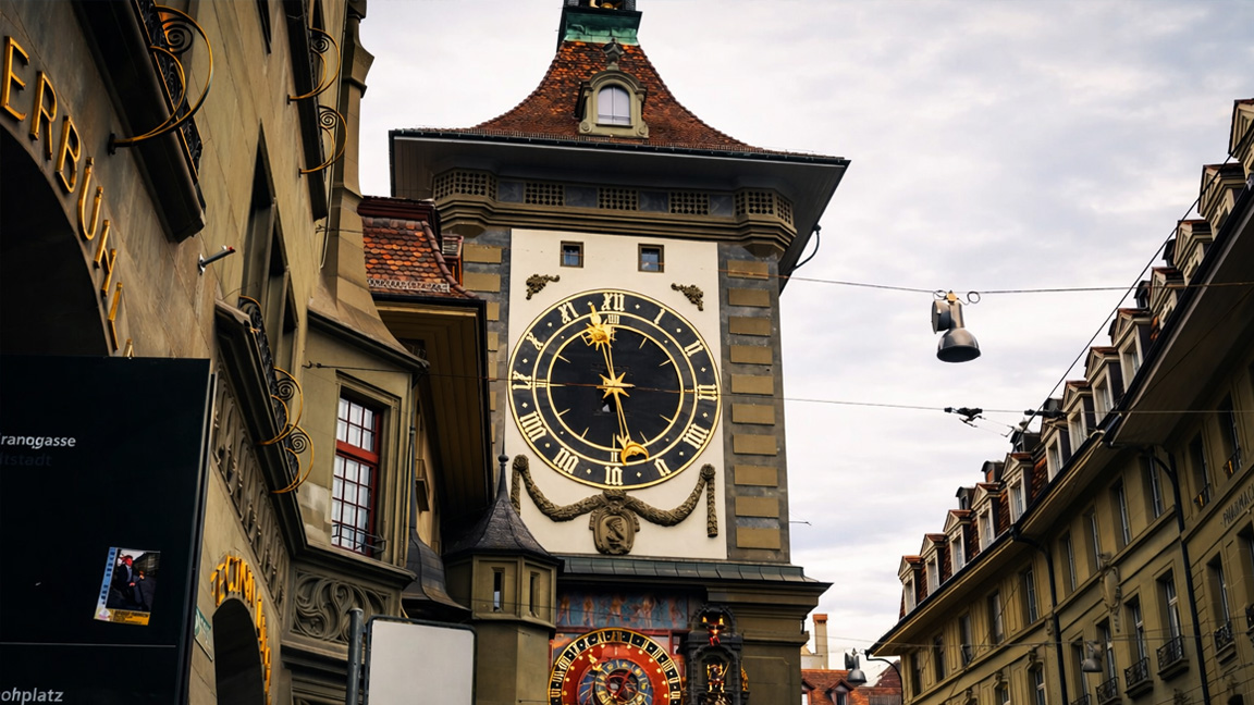 Is this the iconic clock tower of Bern?