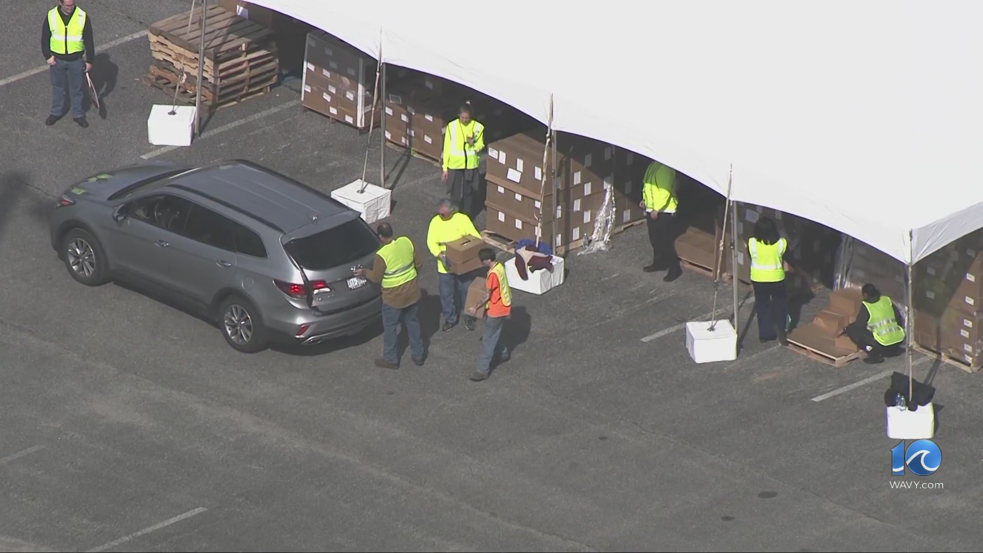 Foodbank holding food distribution event in VB