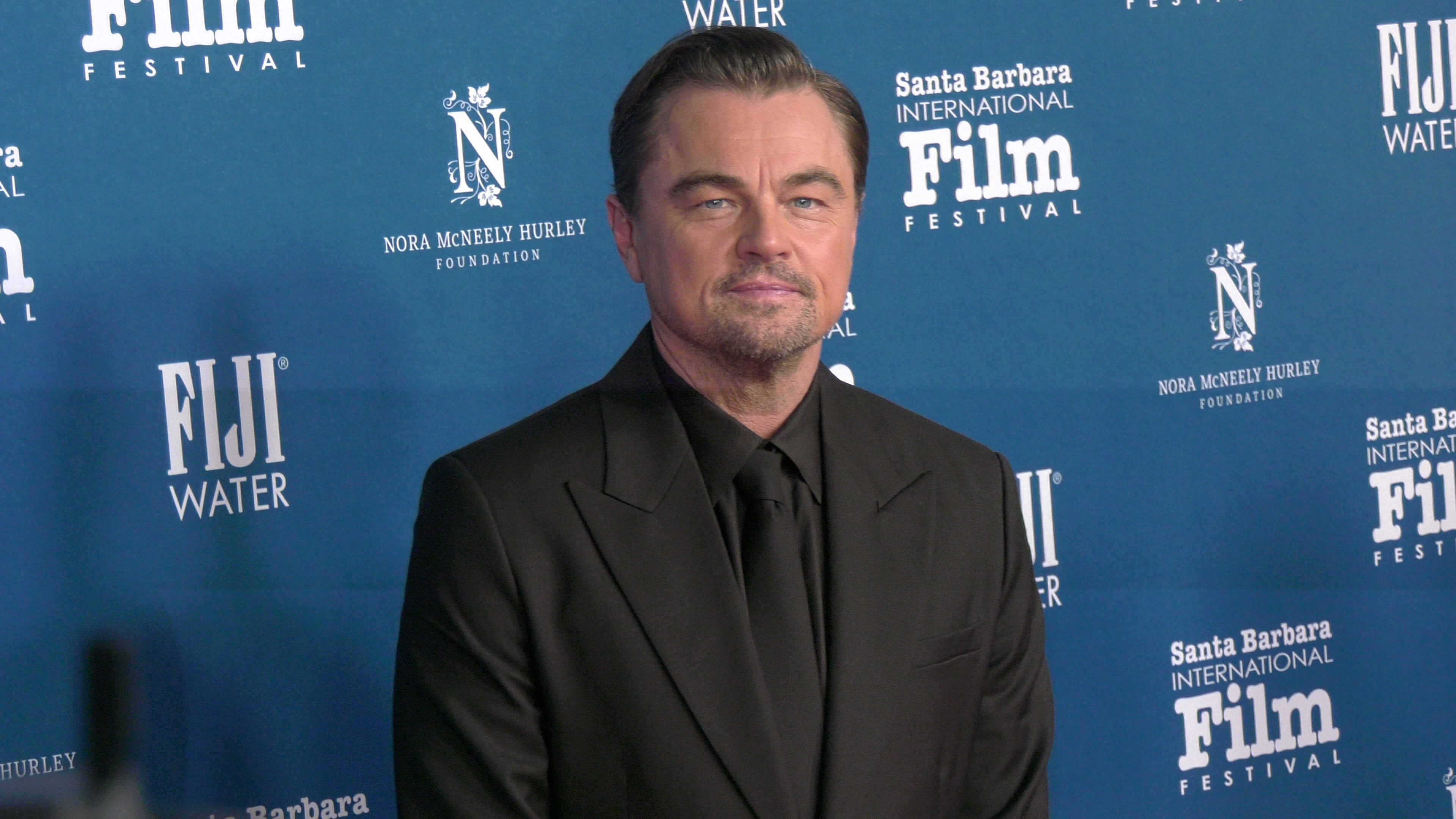 Leonardo DiCaprio on the red carpet at the 2026 SBIFF Hammond Cinema ...