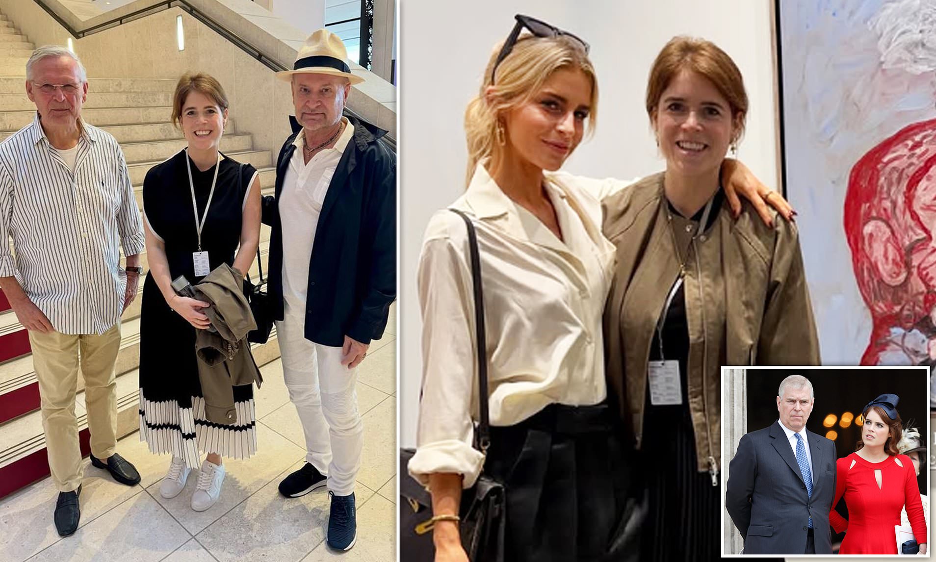 Eugenie in exile: 'Ashamed' princess in Qatar as Andrew faces police ...
