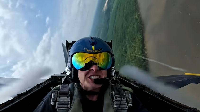 He almost blacked out in a fighter jet - his body was shutting down