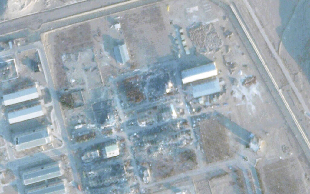 Iran said to have mined entrance to bombed nuclear site to deter raid ...