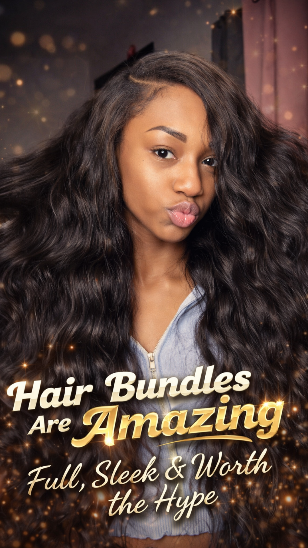 Hair bundles are amazing full sleek & worth the hype