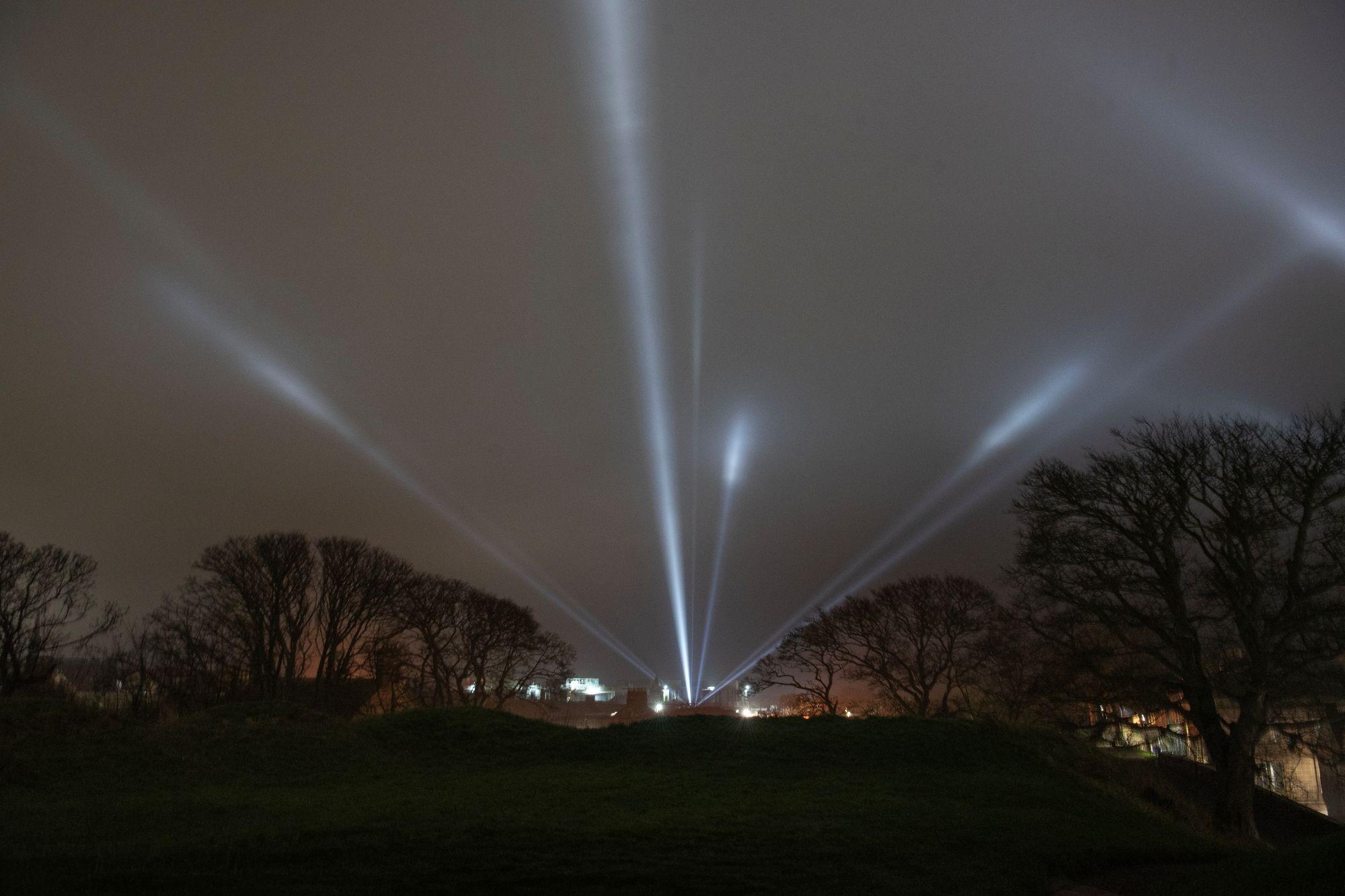 New light and sound installation lights up Berwick