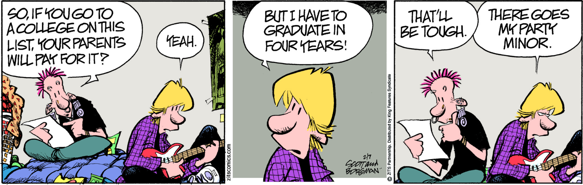 Zits by Jerry Scott and Jim Borgman