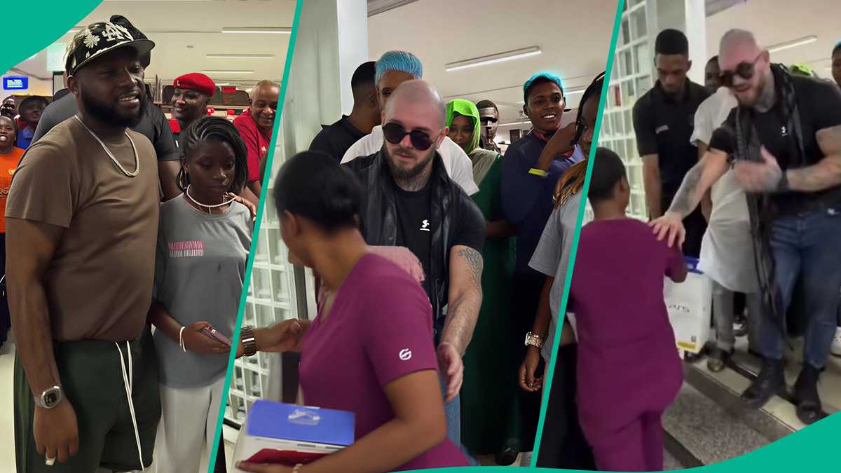 Davido's Imade's reaction trends after singer's bouncer pushed her ...