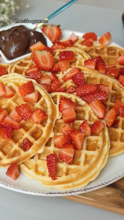 Waffle americano perfeito: crocante e macio