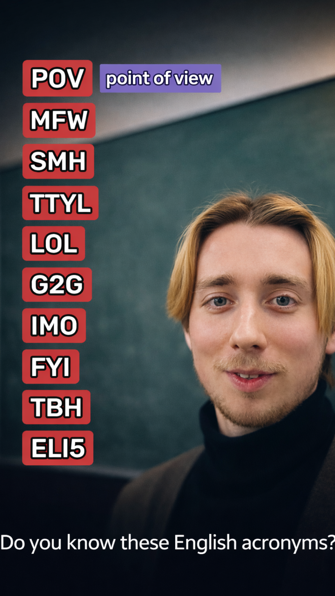 Why these English acronyms matter in everyday conversation