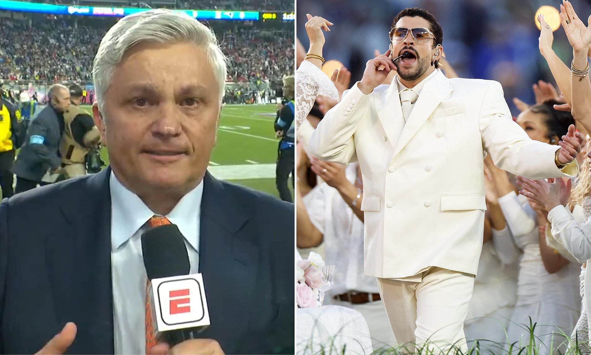ESPN reporter breaks down in tears during live broadcast after Bad ...