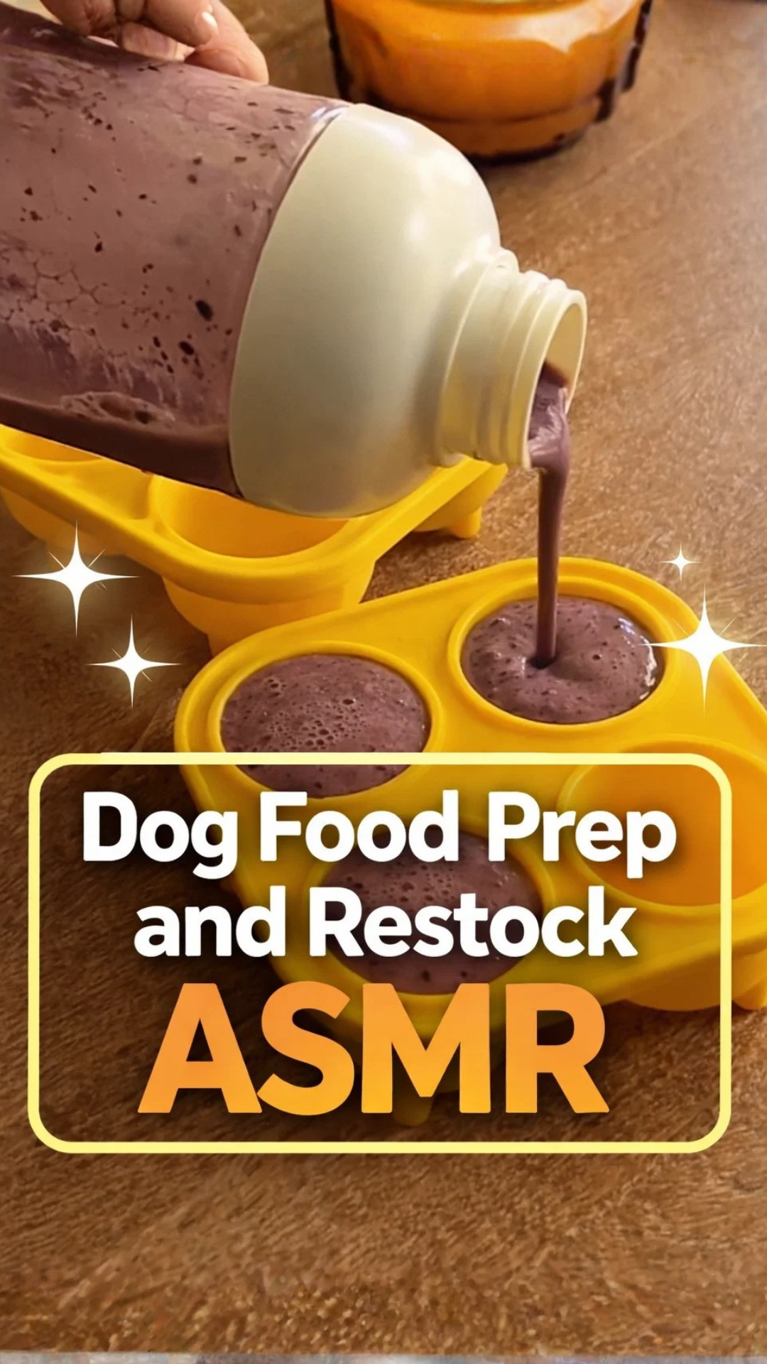Satisfying dog food prep and restock ASMR